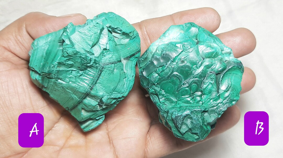 Natural Malachite Big Size Rough Gemstone,malachite Slice,malachite ...