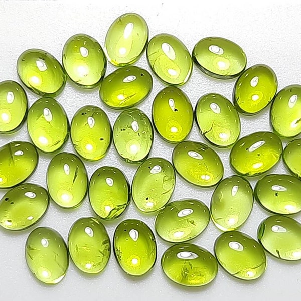 Oval Peridot Ring - Etsy