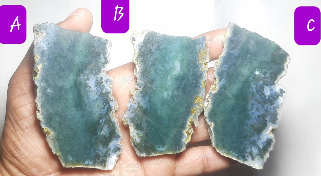 Moss Agate Green Jasper,raw Jasper Crystal Green Rough,raw Crystal ...