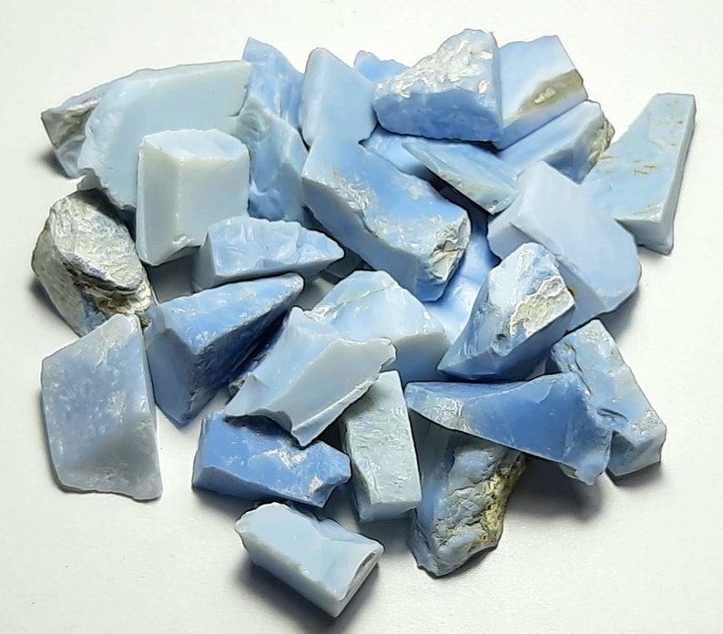 Natural Blue Opal Rough GemstoneBlue Opal Raw MaterialsBlue | Etsy