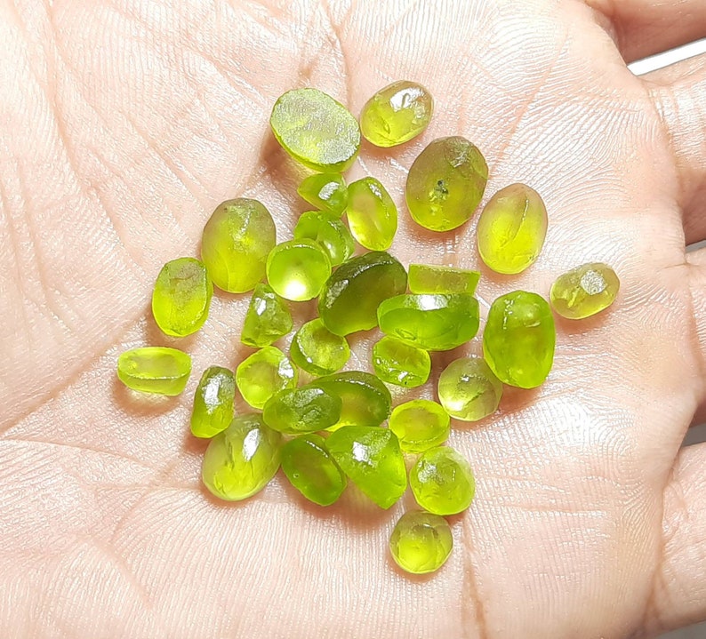 Natural Peridot Mix Size and Shape Unpolished Rough - Etsy