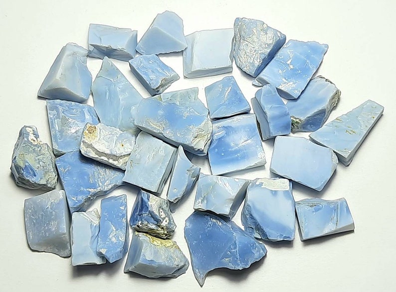 Natural Blue Opal Rough GemstoneBlue Opal Raw MaterialsBlue | Etsy