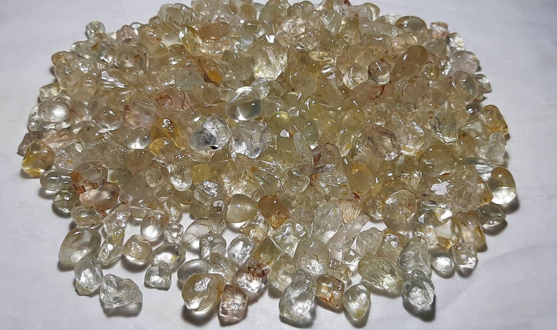 White Topaz Rough Gemstonetopaz Raw - Etsy