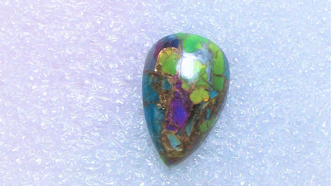 AAA Quality Multi Copper Mohave Turquoise Pear Cabochon - Etsy
