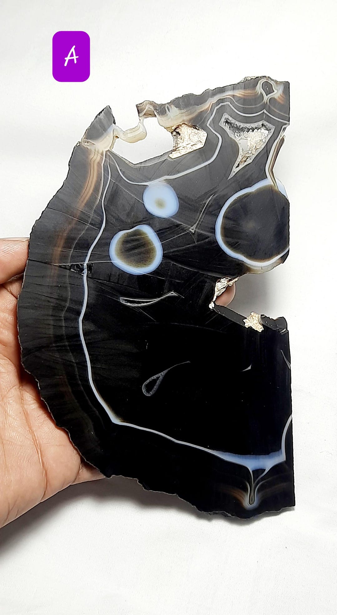 Black Banded Onyx Rough Gemstone,black Banded Onyx Specimens,black Onyx ...