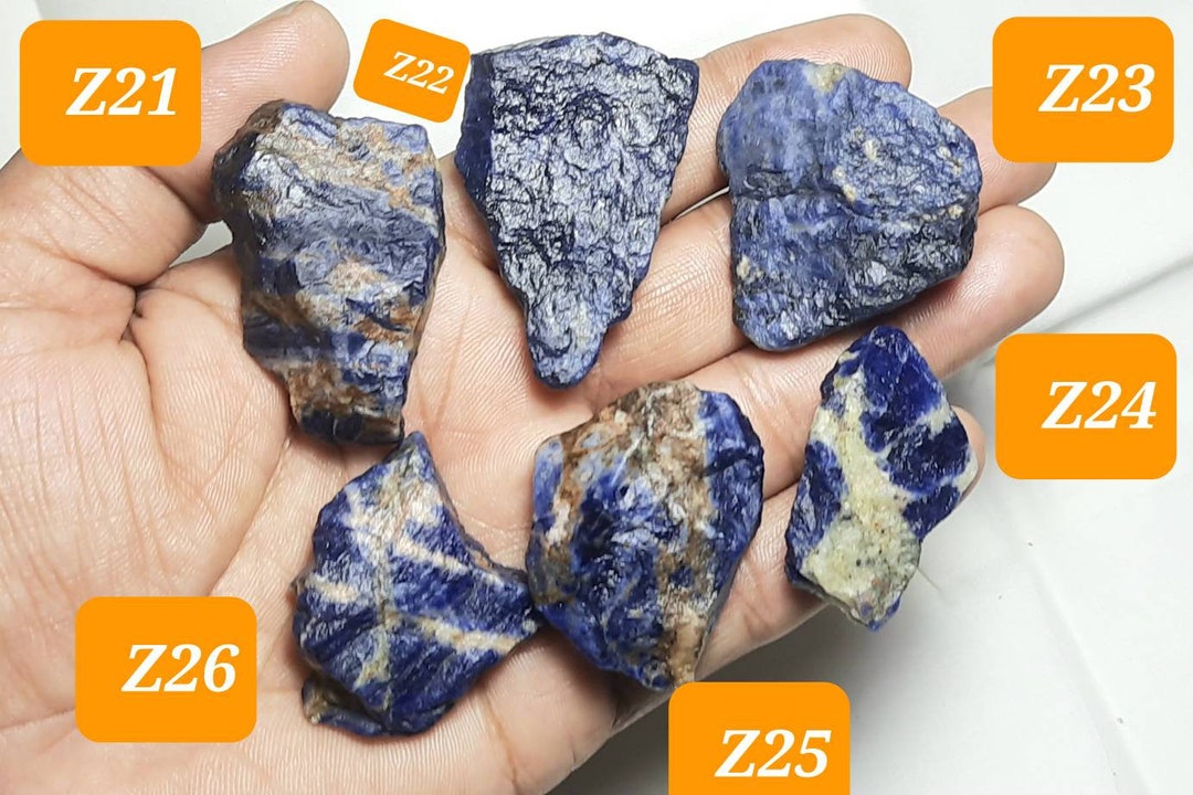 Raw Sodalite Rough Sodalite Healing Crystal,sodalite Crystal,sodalite ...