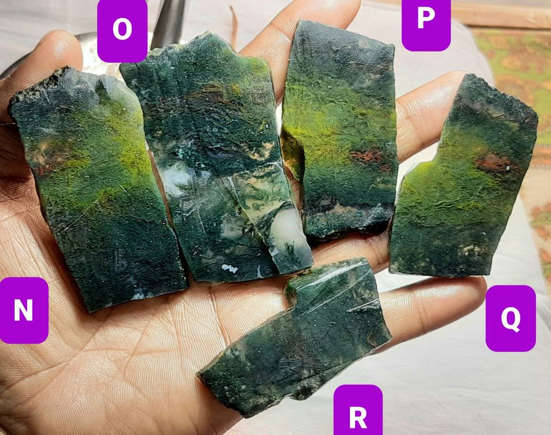 Moss Agate Green Jasper,raw Jasper Crystal Green Rough, Raw Crystal Rough Stone,moss Agate ...