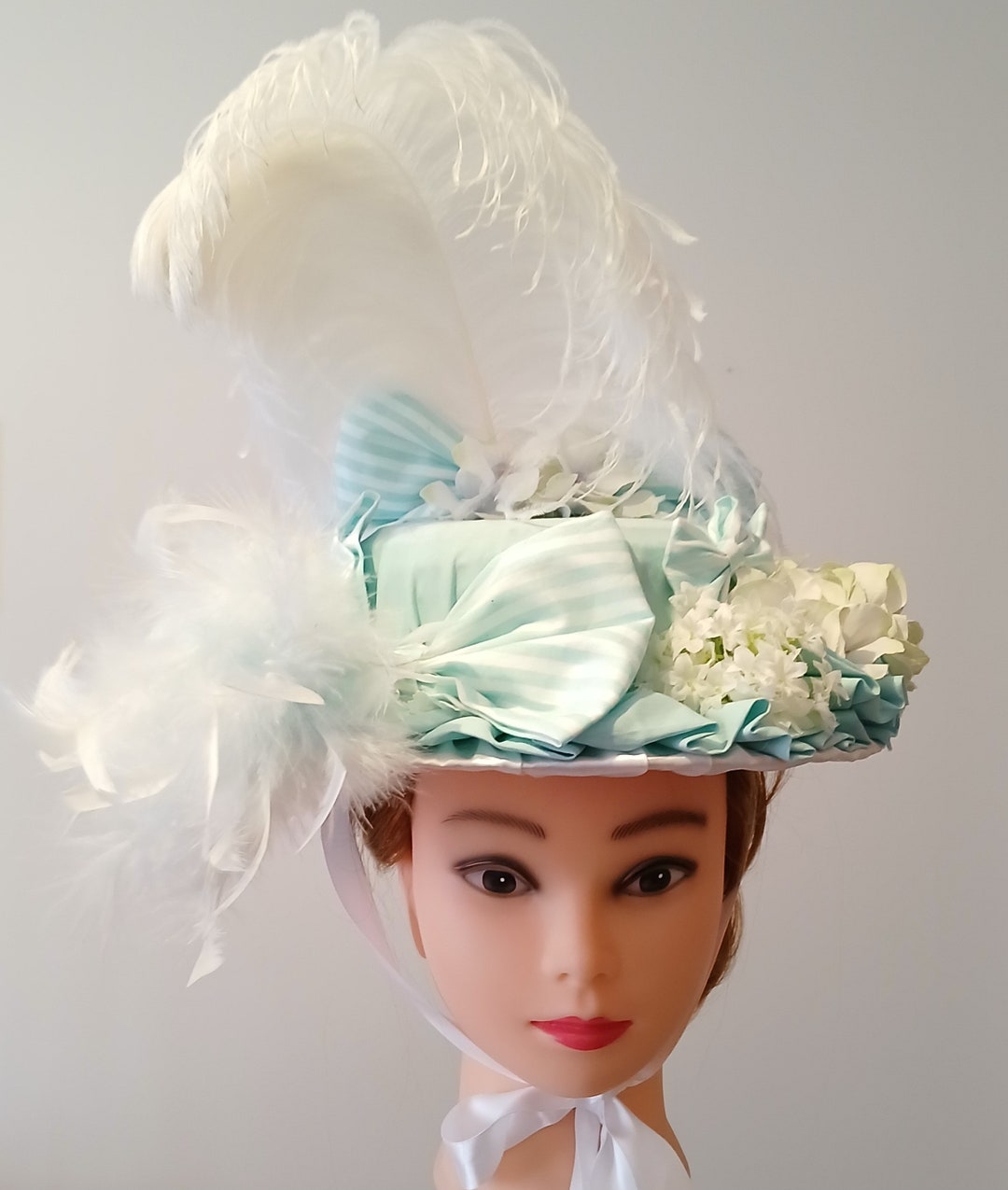 Victorian Hat - Floraine - Etsy