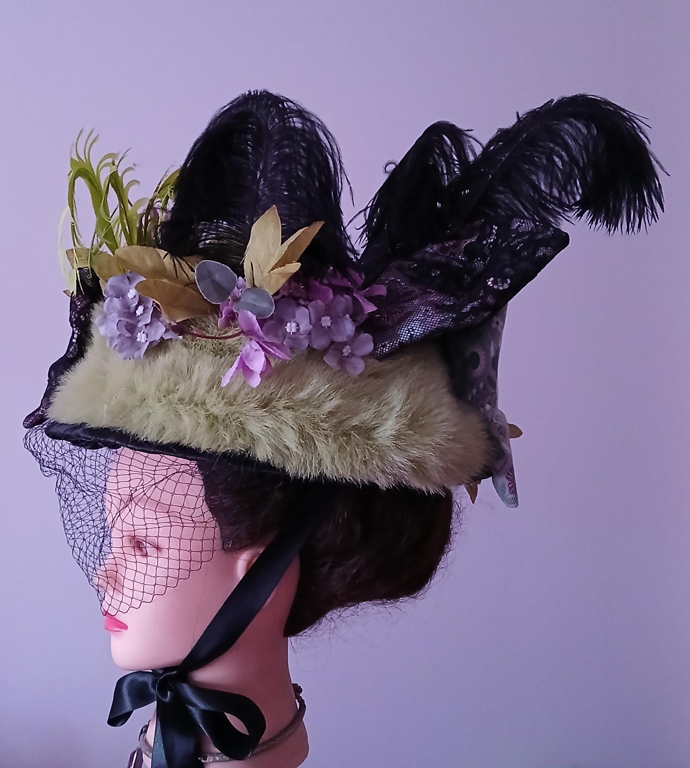 Victorian Hat Délina - Etsy