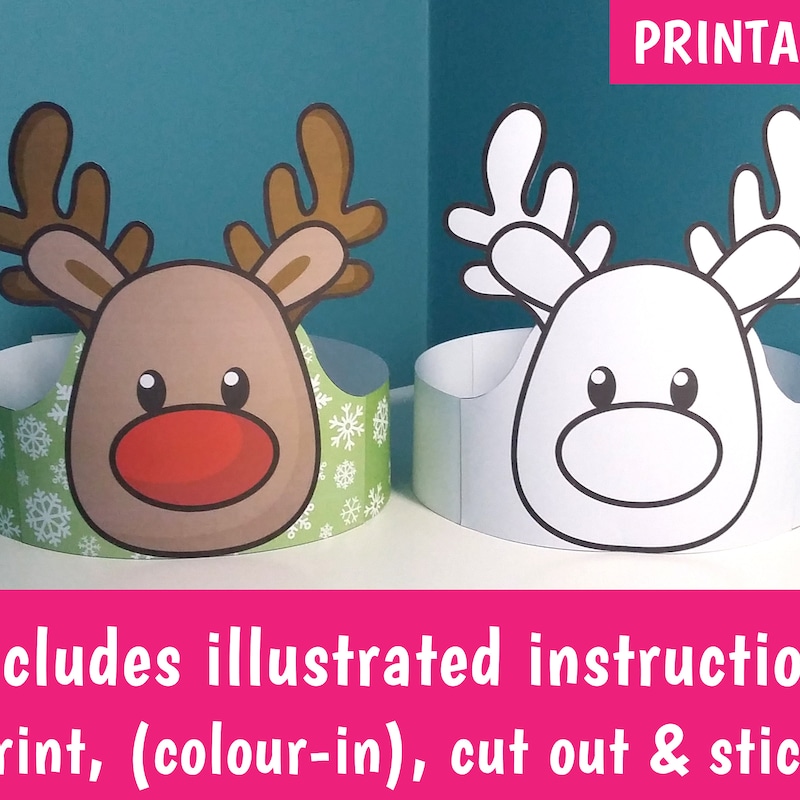 Reindeer Hats - Etsy