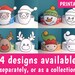 PRINTABLE Snowman Christmas Crowns, Make Your Own Christmas Party Hats ...