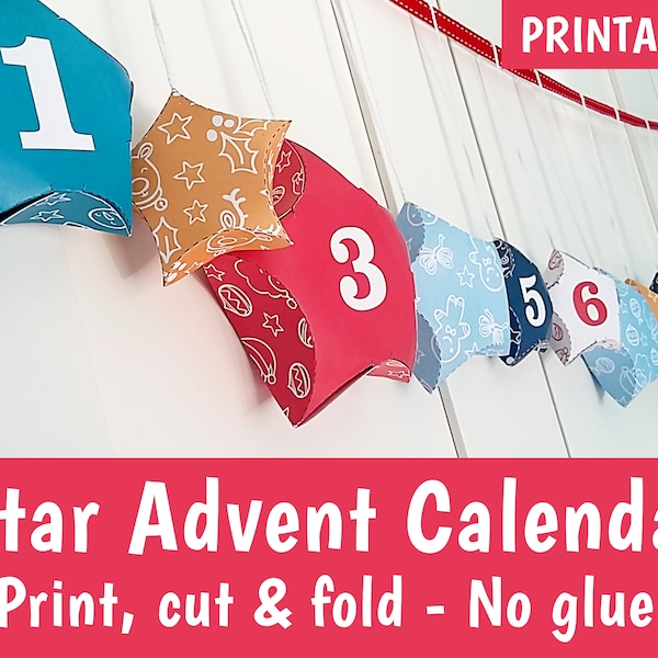 Diy Advent Calendar - Etsy