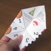 DIGITAL Christmas Joke Teller fortune Teller, Cootie Catcher SNOWMAN ...