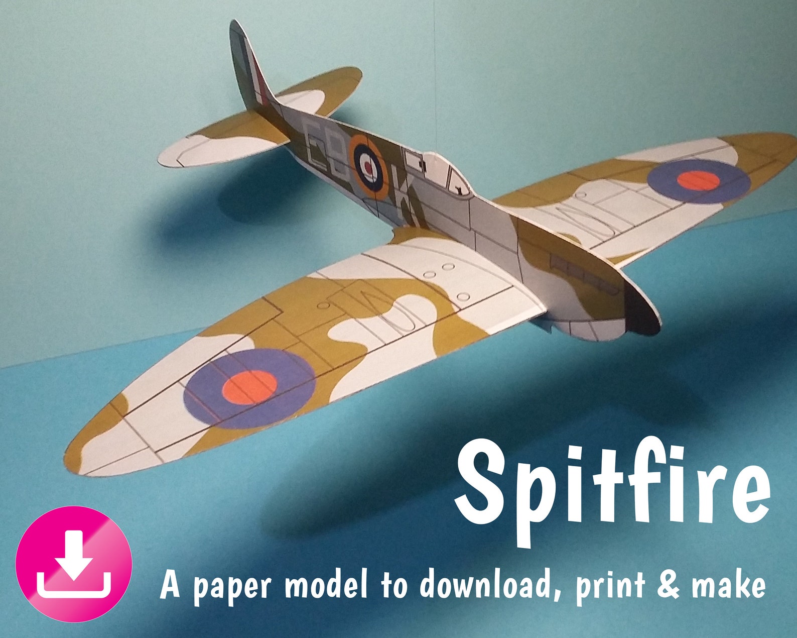 Paper Spitfire - Make Your Own Spitfire Plane - Printable Spitfire ...