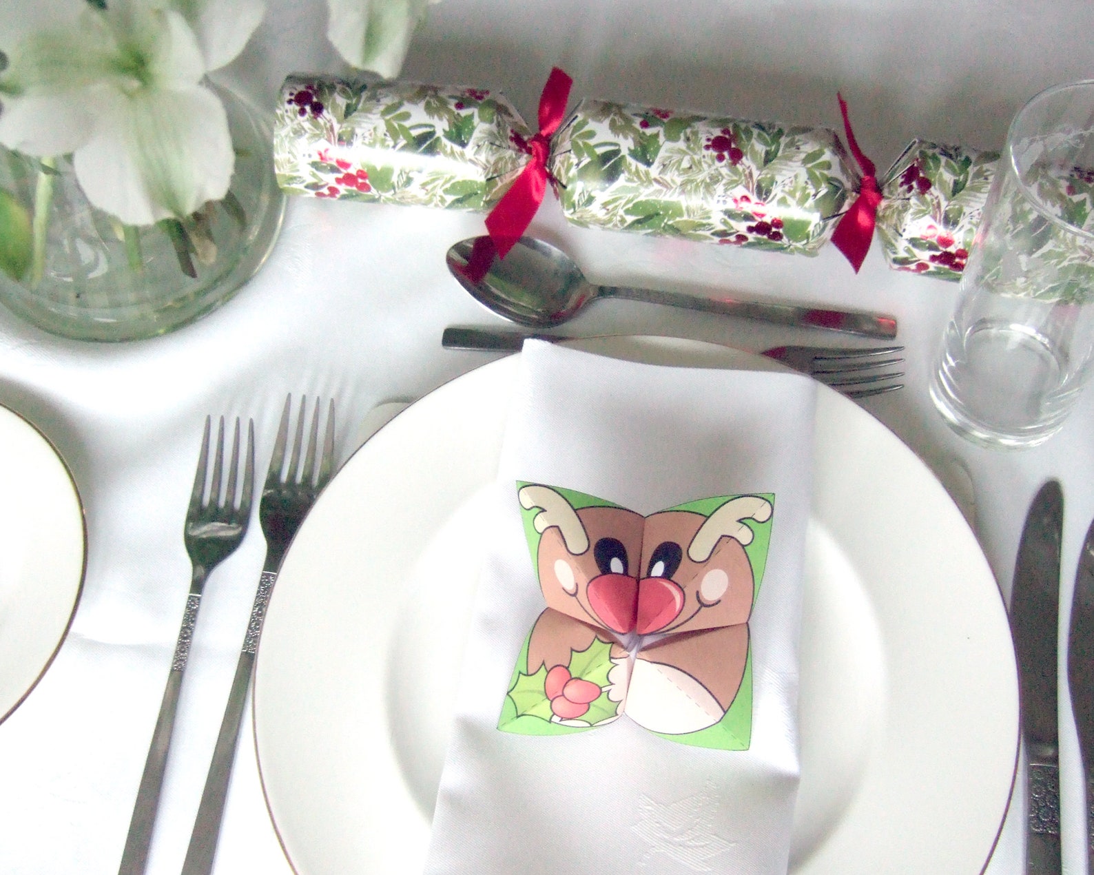 DIGITAL Christmas Joke Teller fortune Teller Cootie - Etsy