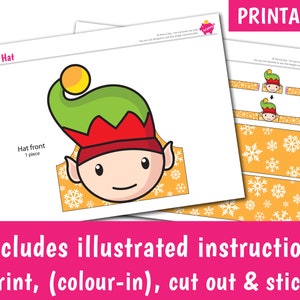 PRINTABLE Christmas Crowns, Make Your Own Christmas Party Hats ...