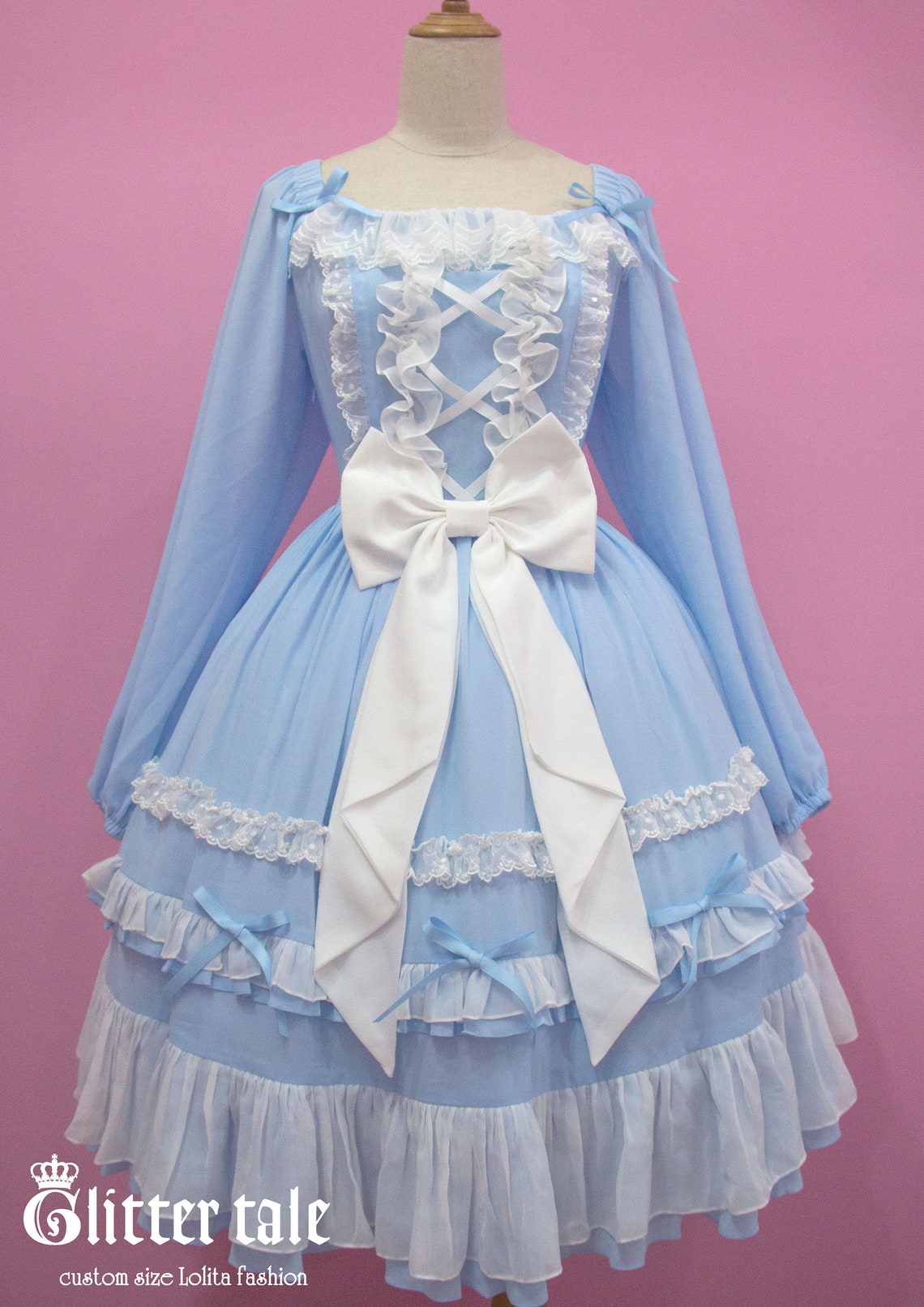 Custom Size and Colors- Sweet Classic Gothic Lolita Fashion Princess ...