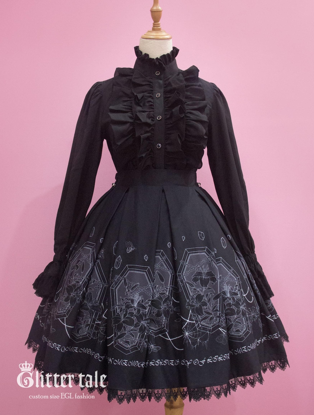 Custom Size EGL Gothic Fashion Lily Skirt - Etsy