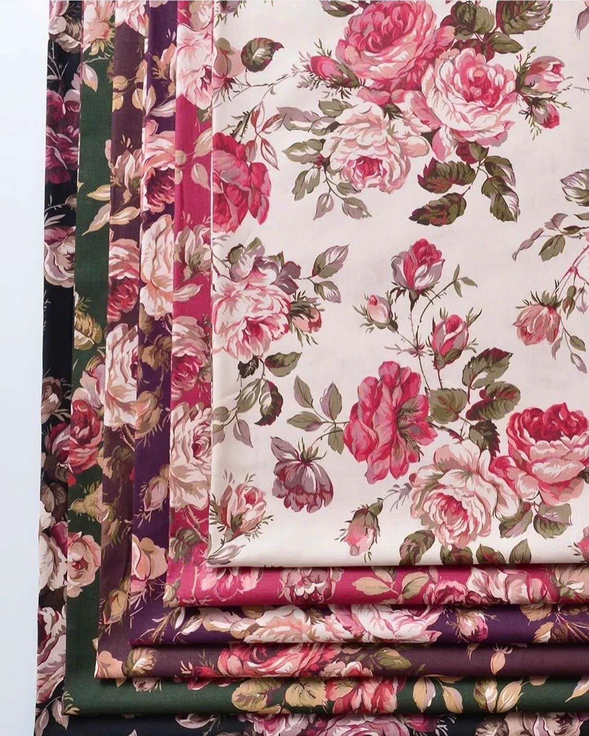 Custom Size EGL Fashion Vintage Floral Detachable Sleeves One Piece ...