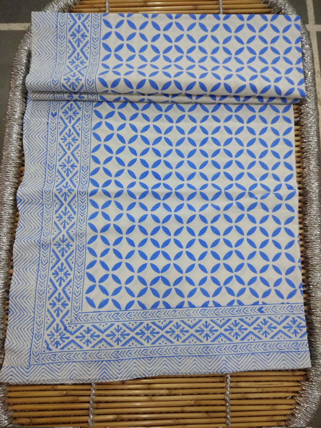 Indian Hand Block Print Bedspread Blanket Throw Home Decor Bedding ...