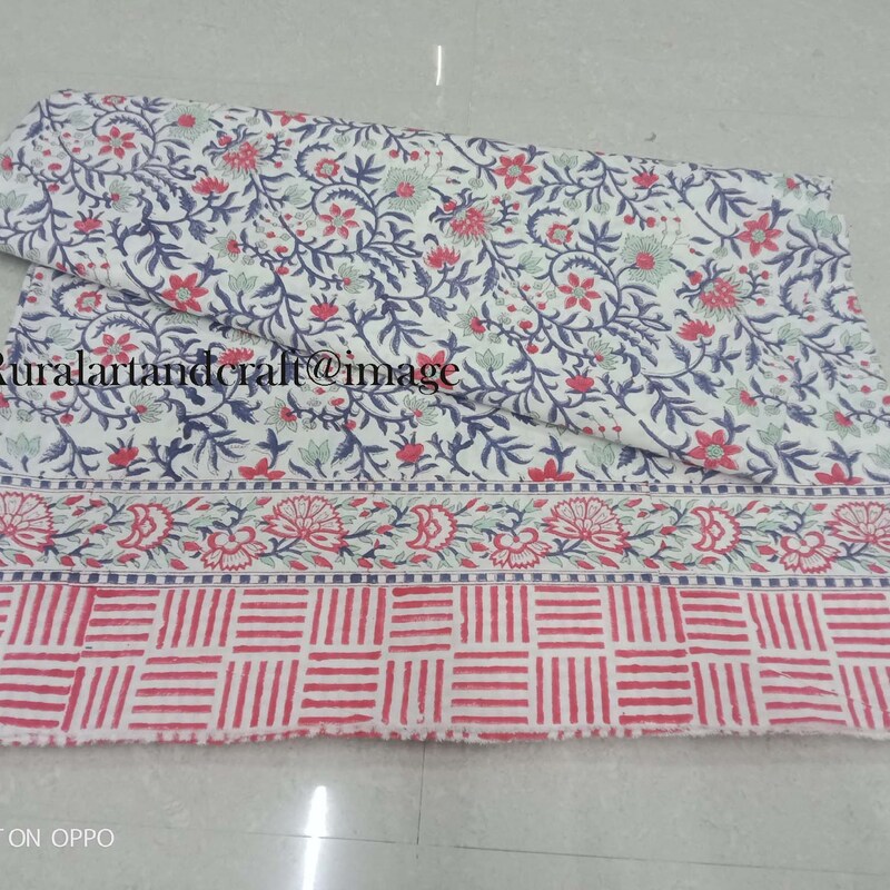 Block Print Bed Sheet - Etsy