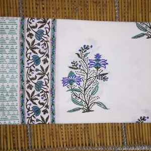 New Indian Buta Print Flat Sheet Bedspread Blanket Throw Home - Etsy