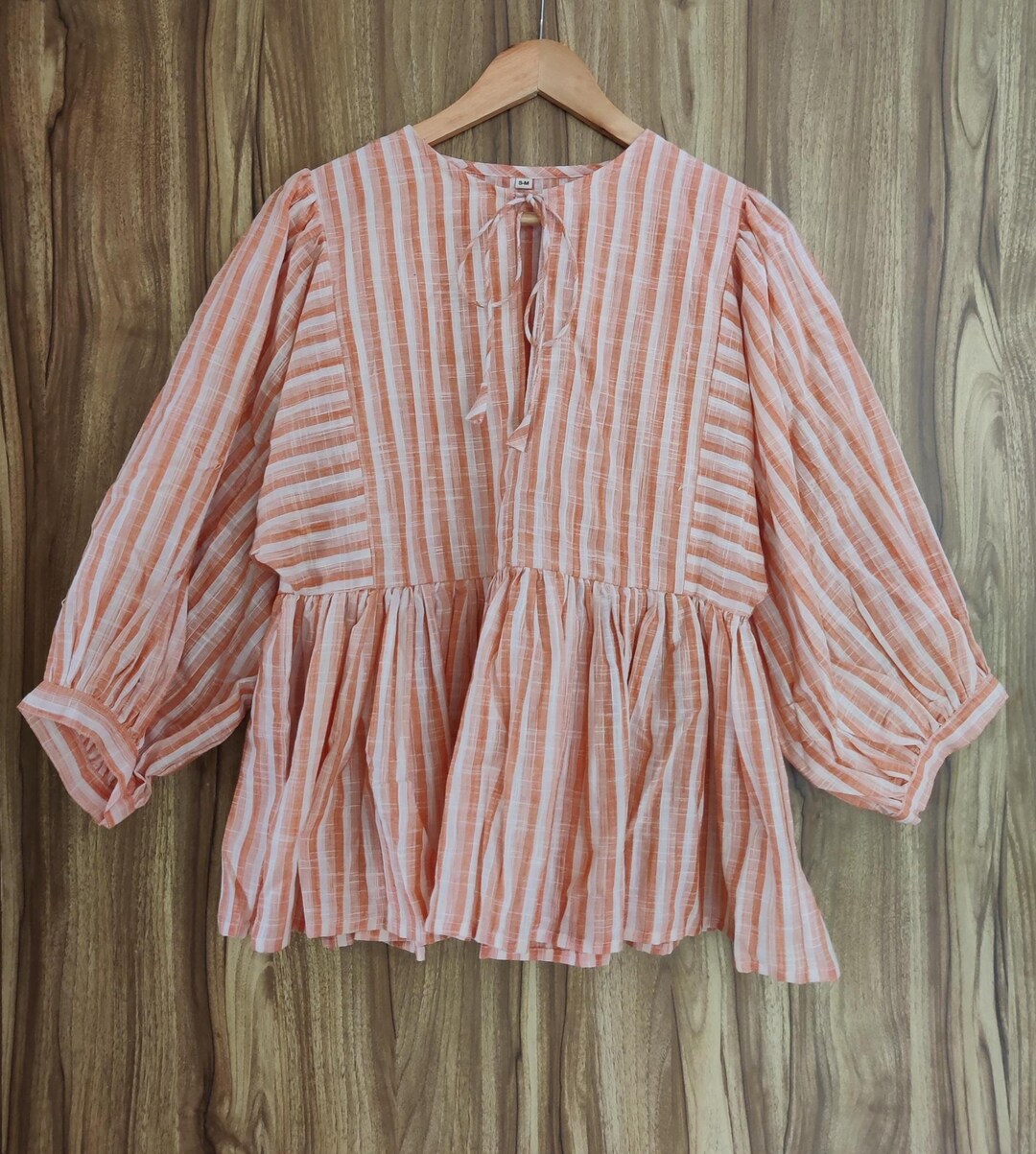 Kyra Top Dress, Mini Dress, Floral Block Print Tunic Top, Deep Neck ...