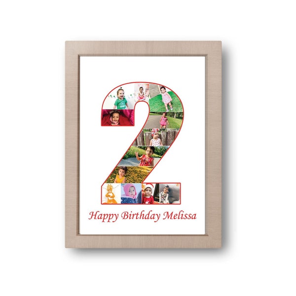 2nd Birthday Poster - Etsy