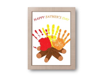 Gamer Dad Handprint , Father's Day Gift, Father's Day Craft , Gift for ...