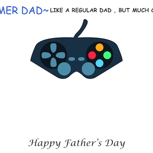 Gamer Dad Handprint , Father's Day Gift, Father's Day Craft , Gift for ...