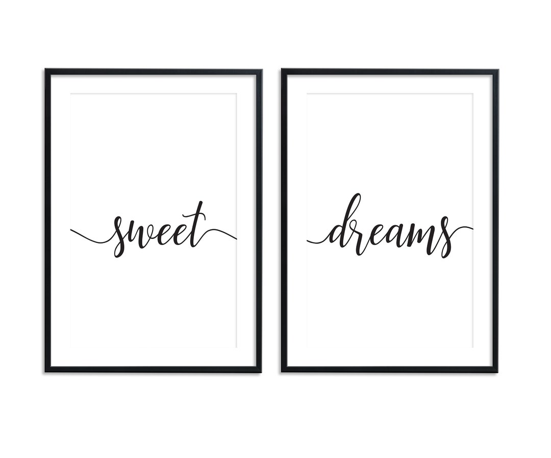 Sweet Dreams , Sweet Dreams Poster , Sweet Dreams Print , House Warming ...