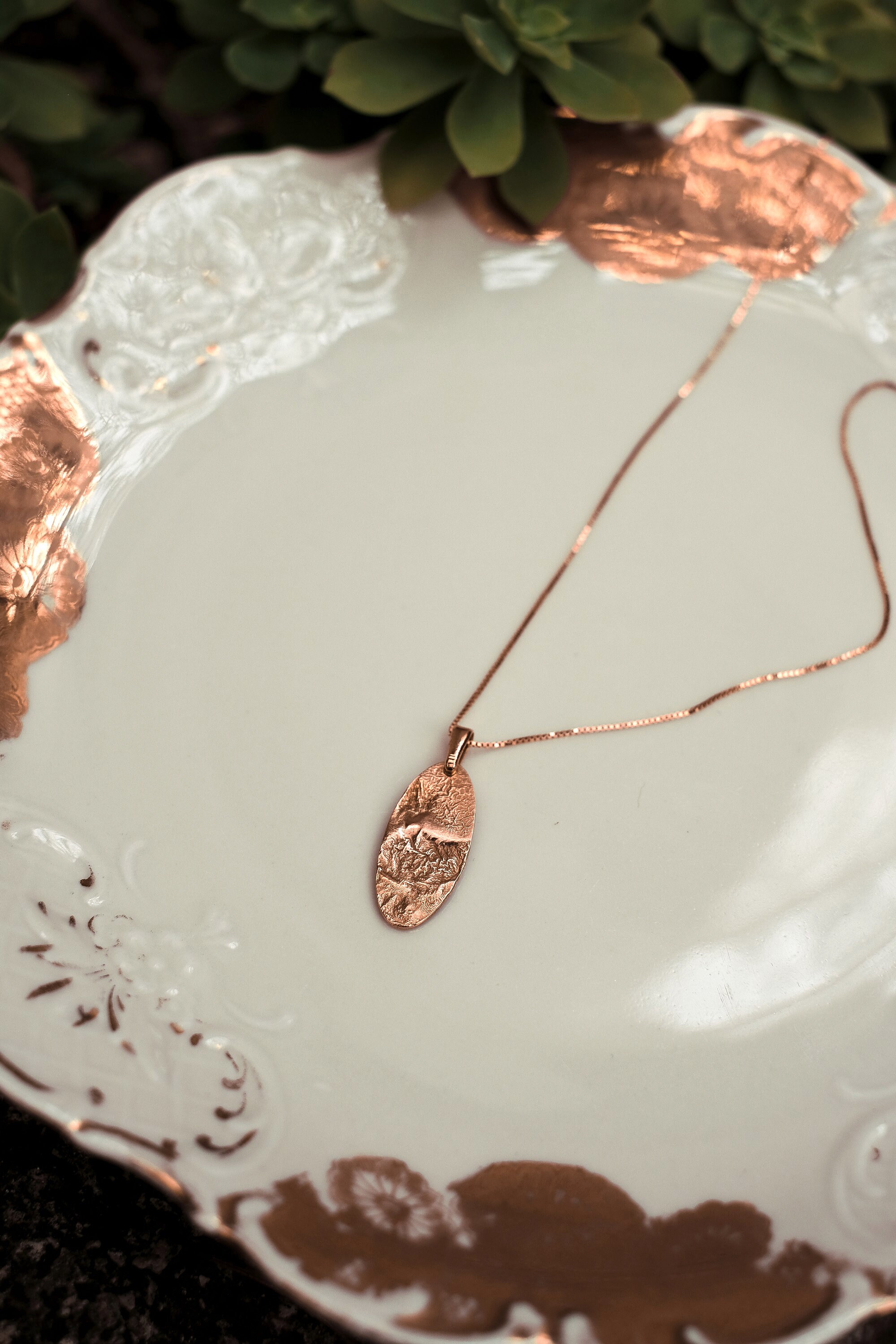 Everyday Gold Necklace With Large Oval Pendant Oval Necklace - Etsy