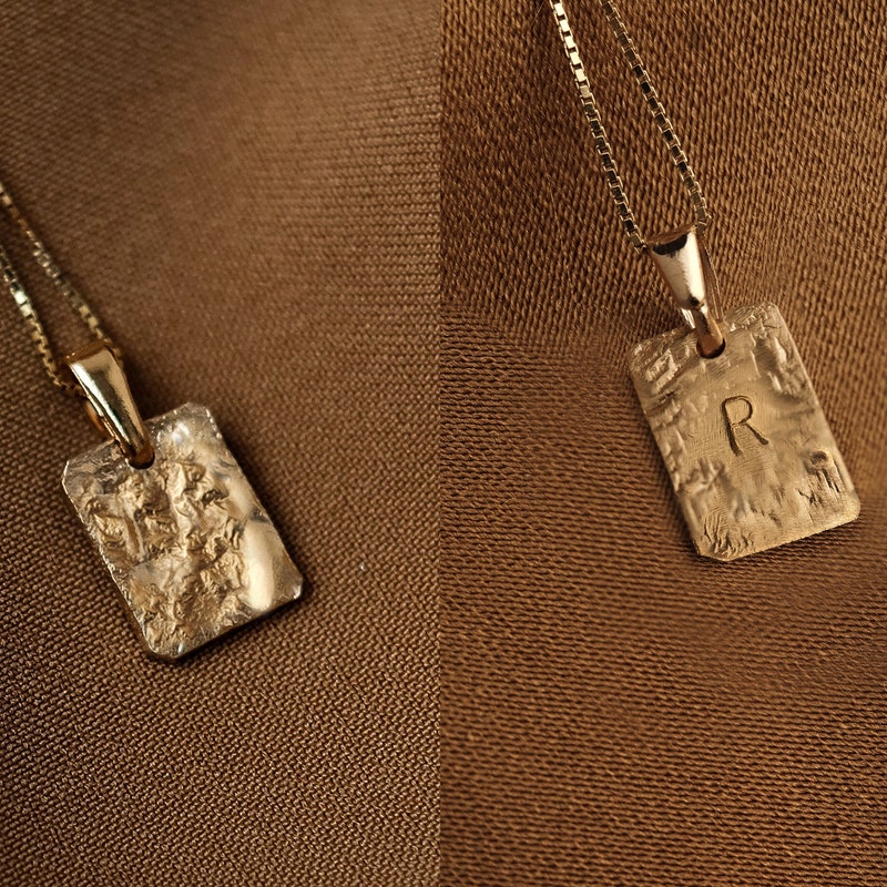 Custom Gold Pendant - Etsy