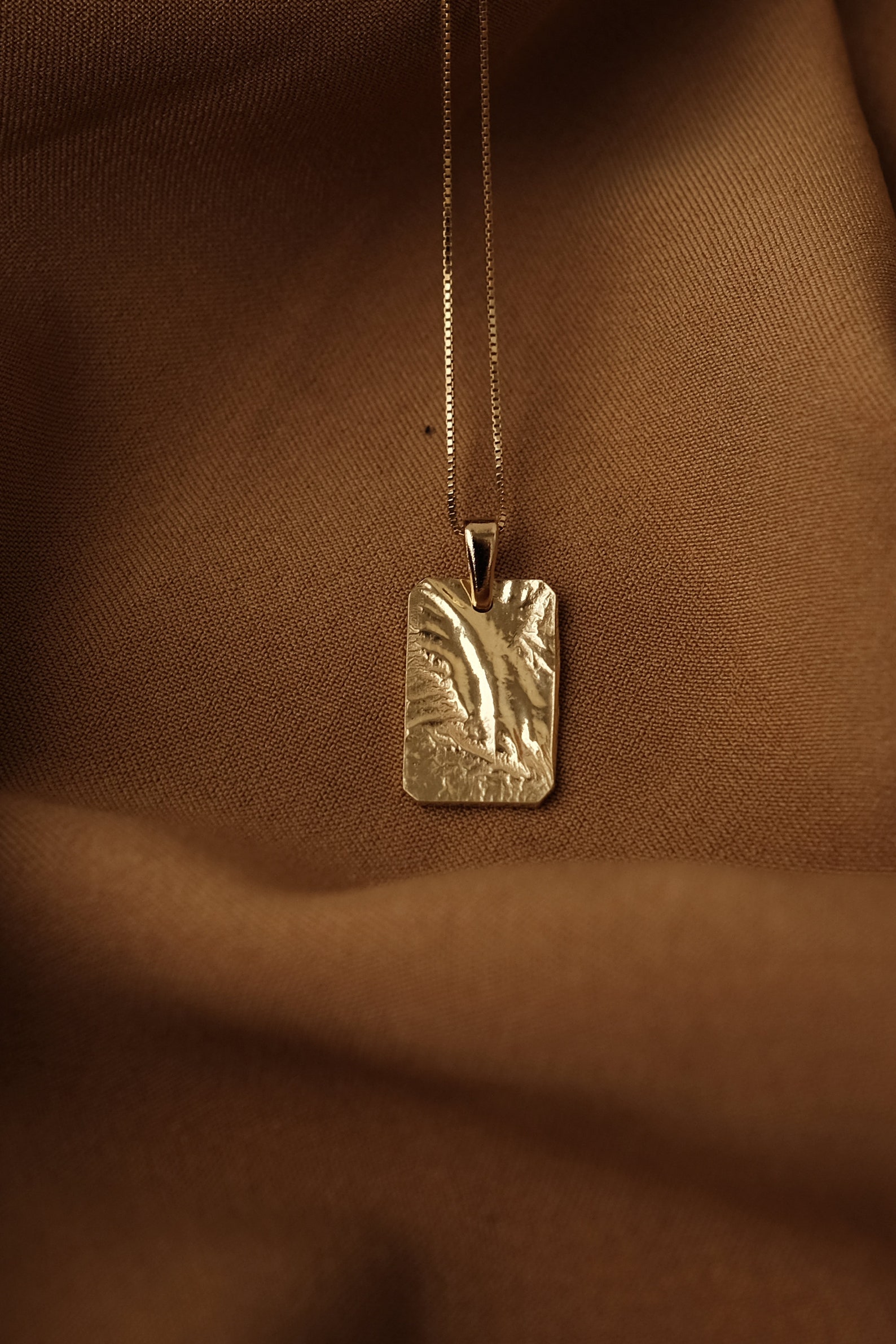 Minimal Gold Necklace OOAK Layered Dainty Necklace Square - Etsy