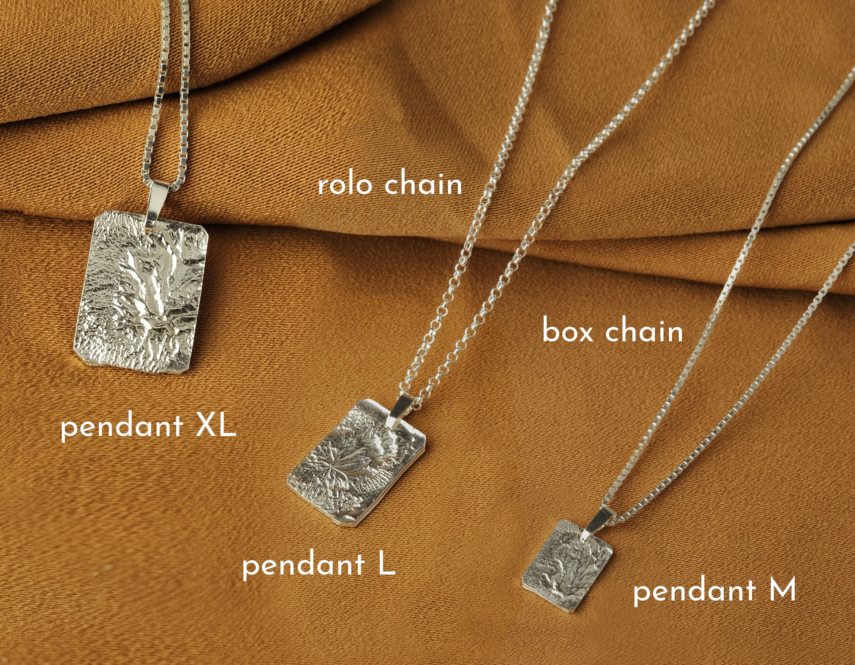 Silver Mens Necklace Pendant, Mens Silver Necklace for Men, Boyfriend ...