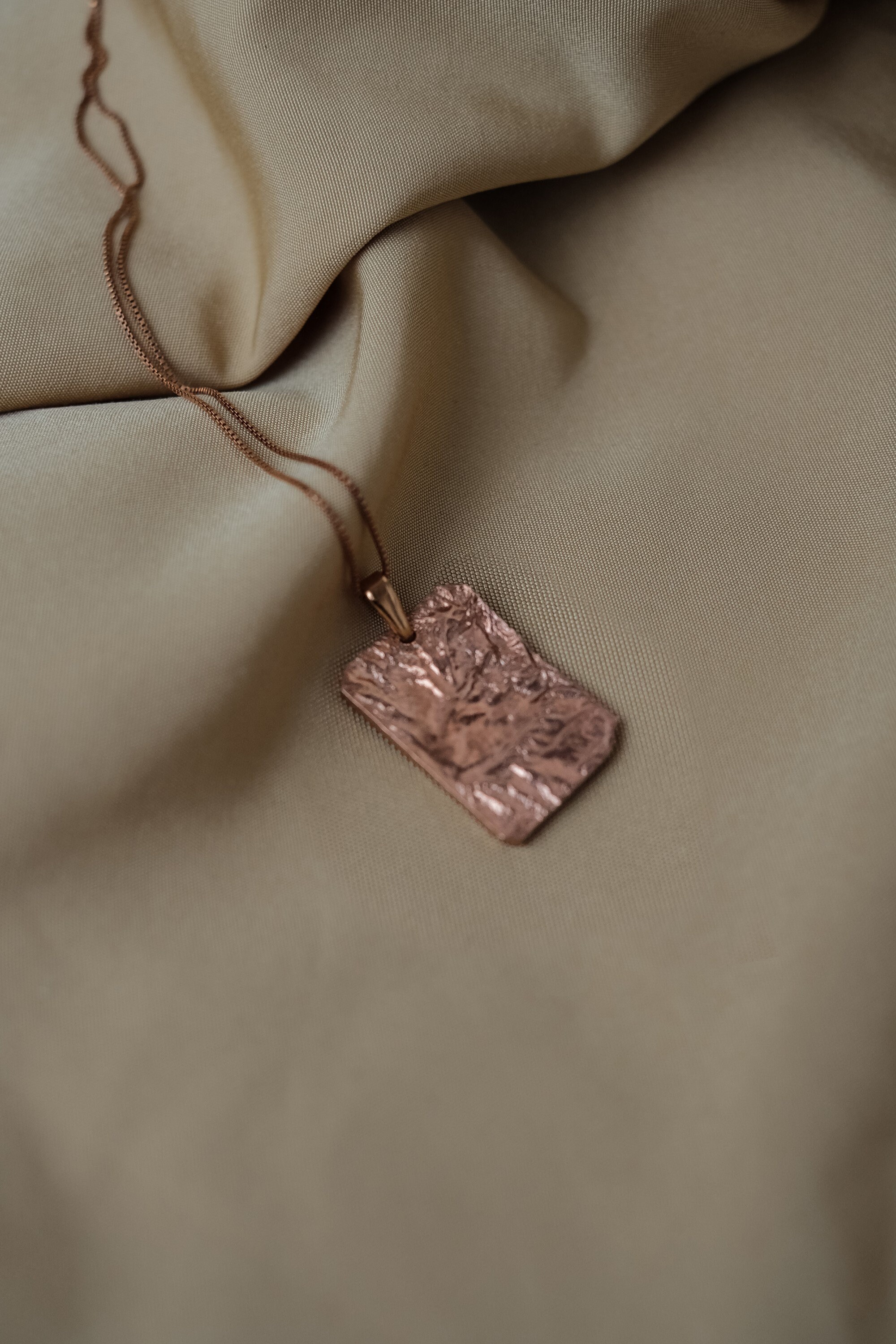 Square Medallion Necklace Gold Rectangle Pendant Necklace | Etsy