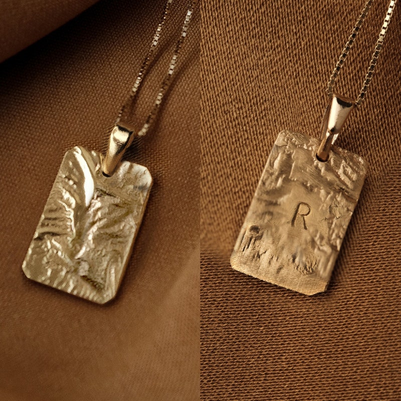 Rectangle Pendant - Etsy