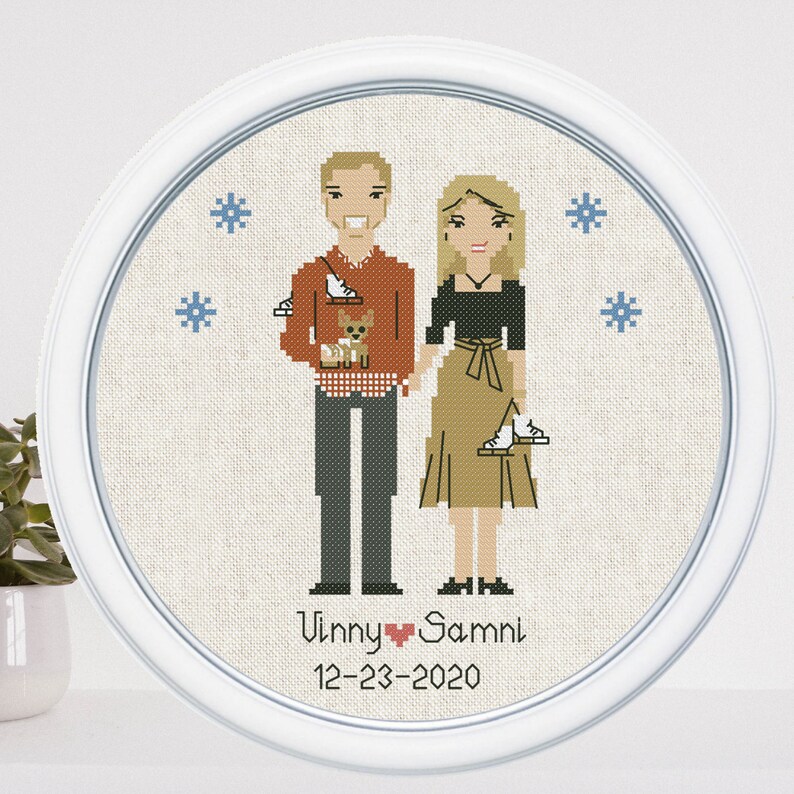 Custom Portrait From Photo Cross Stitch Pattern Gift for - Etsy