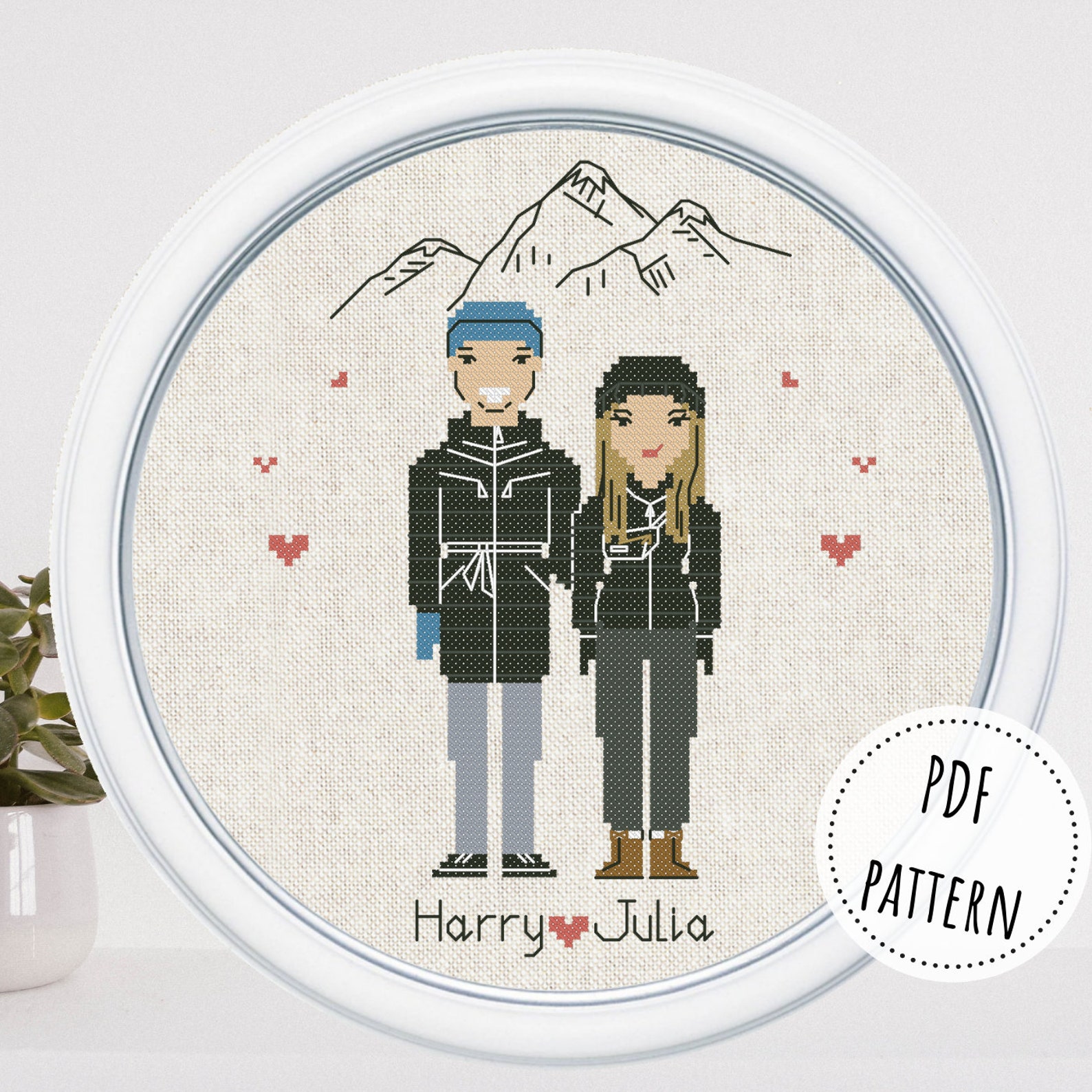 Custom Portrait From Photo Cross Stitch Pattern Gift for - Etsy