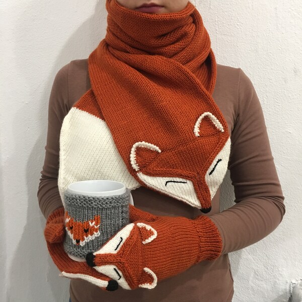 Fox Scarf - Etsy