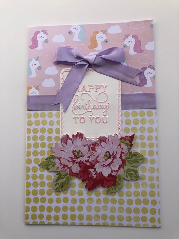 Happy Birthday to You Embossed Card | Etsy