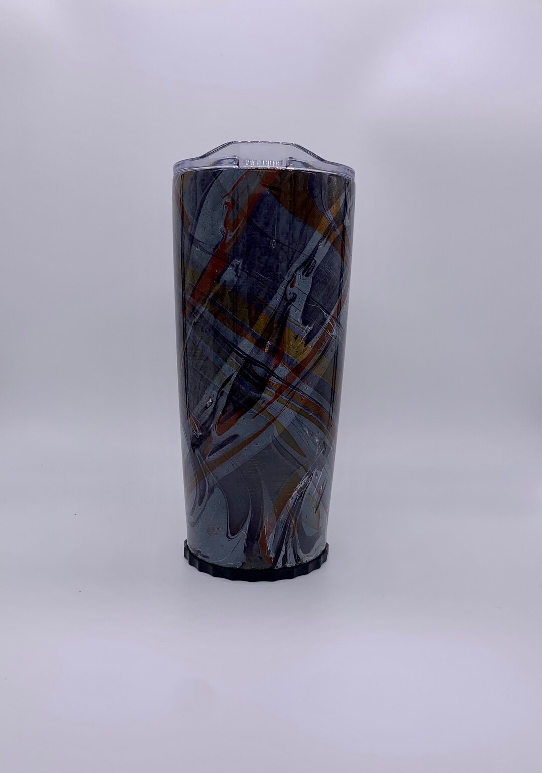 Swirls Hydro Dipped Travel Cup 20 Oz With Lid and Straw - Etsy