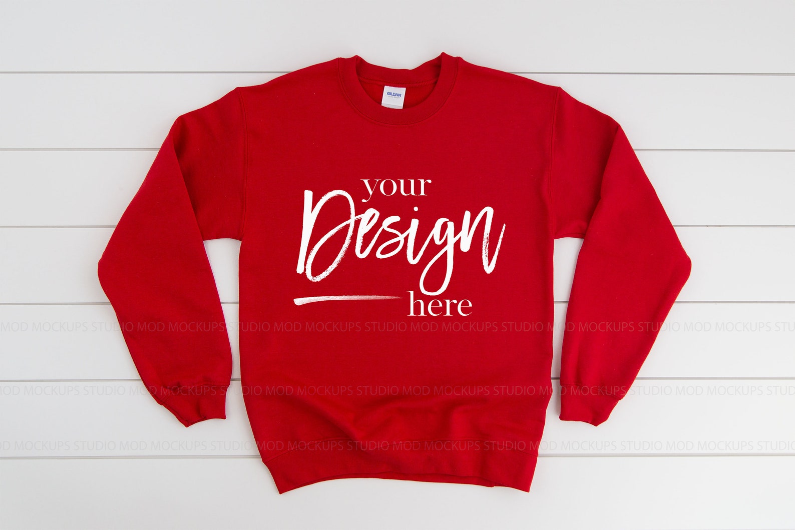 Gildan 18000 Mockup RED Sweatshirt Sweatshirt Mockup T-shirt Mockup ...