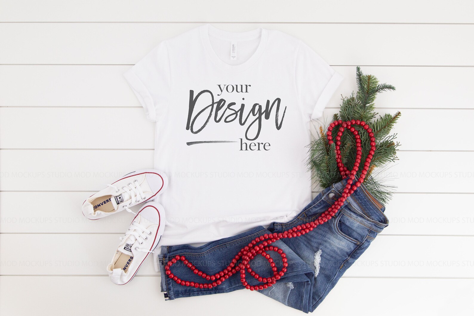 T Shirt Mock up Holiday Mockup Christmas Mockup Mock-ups Bella - Etsy