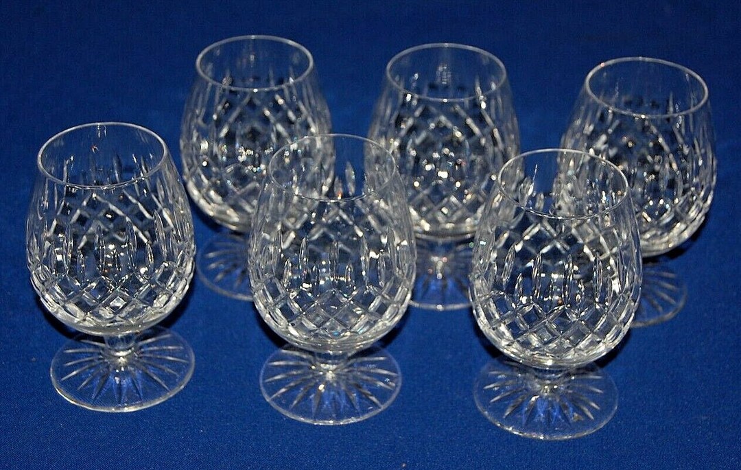 Webb Crystal Set 6 Normandy Cognac Glasses, Crown Mark, - Etsy
