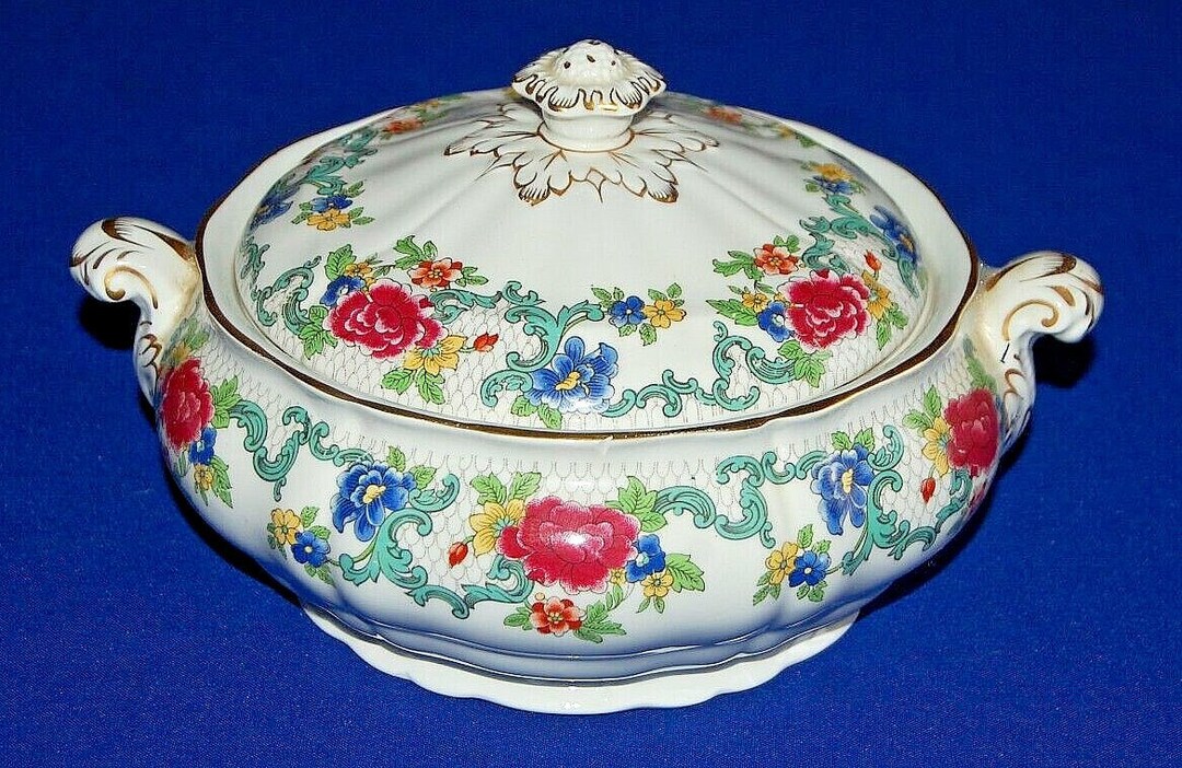 Royal Doulton, Booths Flora Dora Serving Tureen and Lid - Etsy UK