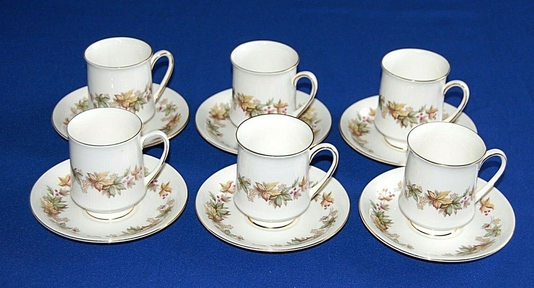 Royal Standard Set 6 Lyndale Coffee Cups & Saucers 1st Quality. - Etsy UK