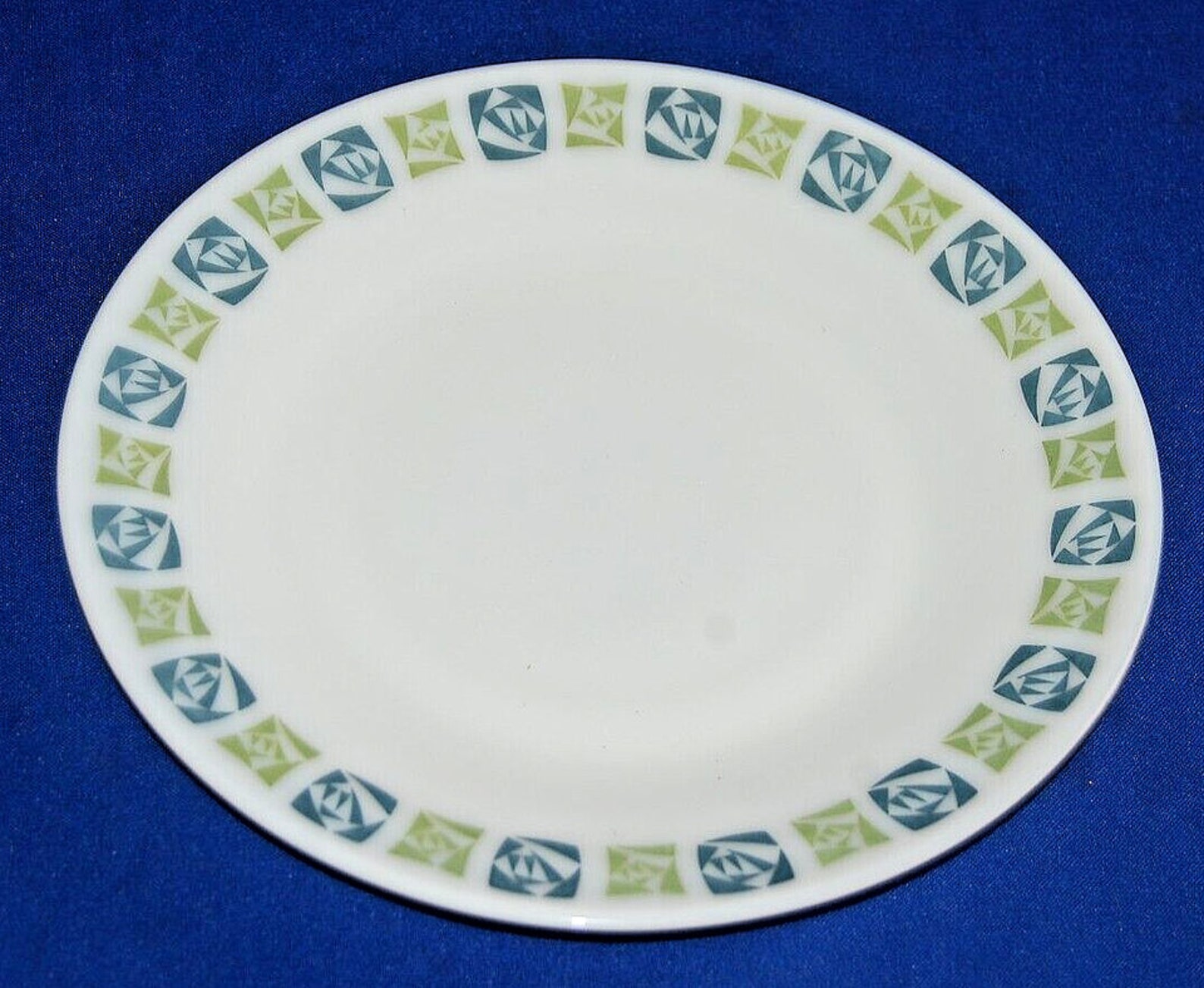 Vintage Pyrex Set 6 Checkers Salad Plates, 8.5" Diameter, - Etsy UK