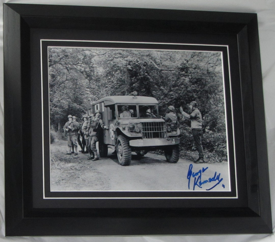 Vintage George Kennedy Signed the Dirty Dozen Hand Matted and Framed ...