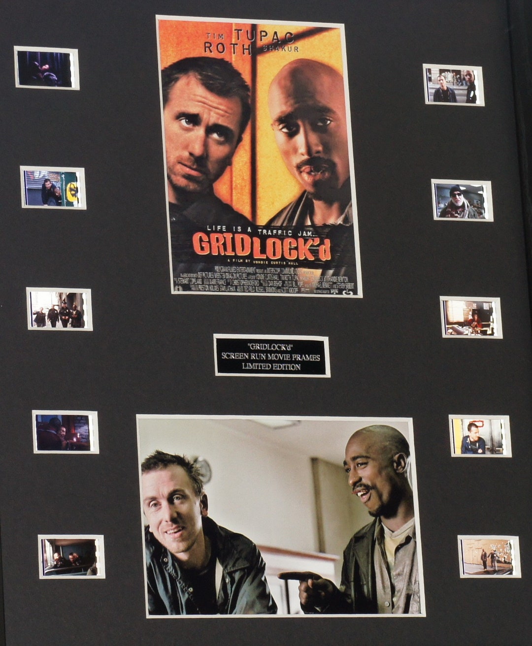 Gridlock'd Tupac Shakur Tim Roth Film Cell Mount Rare Screen Run Old ...